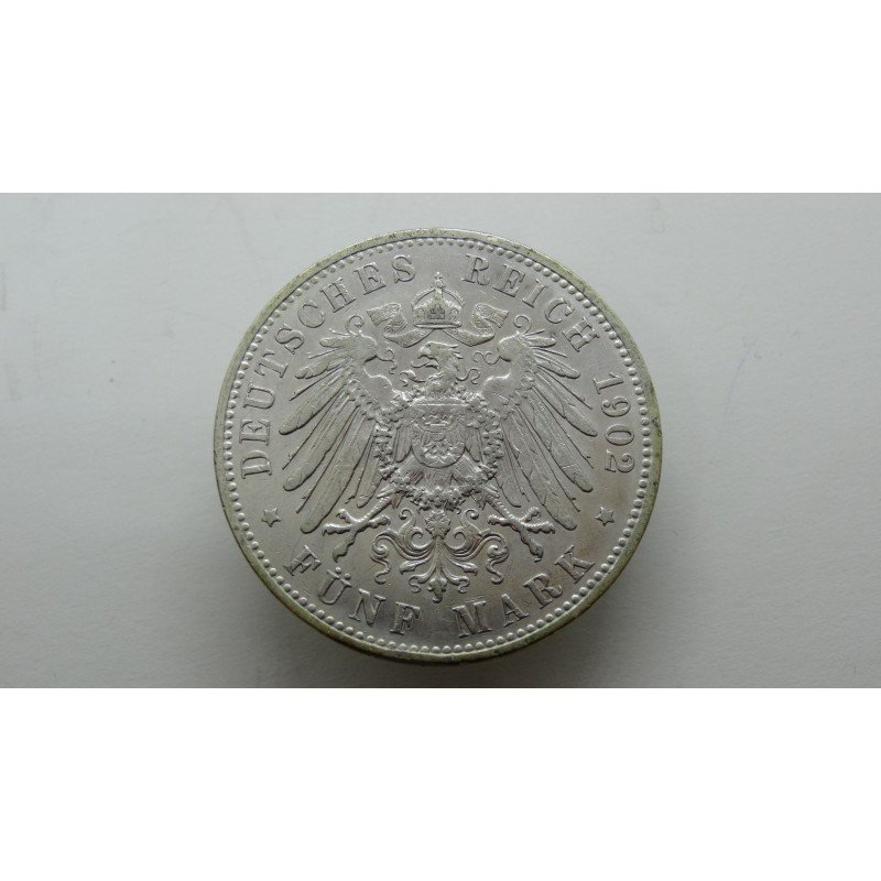 Germany Preussen 5 Mark 1902 Wilhelm II I coins24.lt